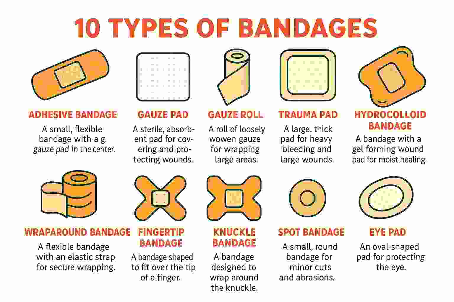 Bandages Exposed: 10 Vital Types You Need to Know Today